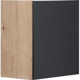 H&auml;ngeschrank Optifit, B:50cm H:57,6cm T:34,6cm, schwarz, K&uuml;che, Schr&auml;nke, "Roth", Breite 50 cm