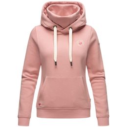 Marikoo Damen Kapuzenpullover "Chihiroo", rosa, Gr. XS, Obermaterial: 80% Baumwolle, 20% Polyester; Futter: 100% Polyester; Wattierung: 100%