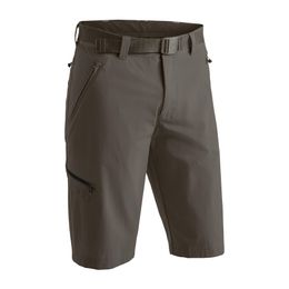 Maier Sports Herren Bermudas "Nil Bermuda", braun, Gr. 50, 90% Polyamid, 10% Elasthan, Hosen, kurze Herren Wanderhose, moderne Outdoor-Bermuda,