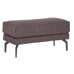 Hockerbank, B:93cm H:45cm T:48cm, lila, CREATION BY ROLF BENZ, Chenille COCO (72% Polyester 15% Baumwolle 13% Polyacryl), Hocker, "CR.450, Sitzbank",