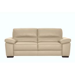 3-Sitzer Calia italia, B:210cm H:92cm T:97cm, beige, Leder SORRENTO - 100% Leder;Leder BULL - 100% Leder, Sofas, "Gaia, hochwertiges Ledersofa mit