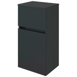 Unterschrank Welltime, B:40cm H:79cm T:35cm, grau, Holzwerkstoff, Badezimmer, Schr&auml;nke, "Baabe", Badm&ouml;bel, Breite 40 cm