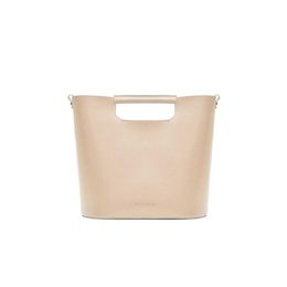 Gretchen Damen Schultertasche "Crocus Shoulderbag", beige, Leder, Taschen, aus italienischem Rindsleder