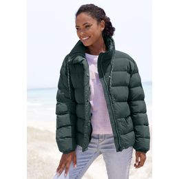 ELBSAND Damen Steppjacke, blau, Gr. S, unifarben, Steppware, Obermaterial: 100% Polyester. Futter: 100% Polyester. F&uuml;llung: 100% Polyester, Jacken,