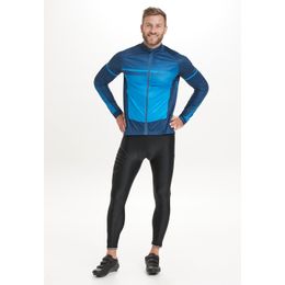 Endurance Herren Radtrikot "Jillard", blau, Gr. XXL, mehrfarbig, 100% Polyester, Trikots, mit reflektierenden Elementen
