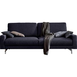 3-Sitzer, B:204cm H:85cm T:95cm, blau, CREATION BY ROLF BENZ, Jacquard-Flachgewebe Diane 1 Q2 (55% Polyacryl 45% Polyester), Sofas, "CR.450,