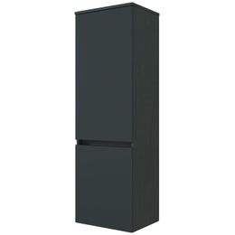 Midischrank Welltime, B:40cm H:130cm T:35cm, grau, Holzwerkstoff, Badezimmer, Schränke, "Baabe", Badmöbel, Breite 40 cm