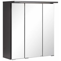 Spiegelschrank Welltime, B:60cm H:68cm T:20cm, grau, Badezimmer, Schr&auml;nke, "Ravenna", Breite 60 cm