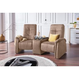 2-Sitzer, B:207cm H:109cm T:152cm, beige, exxpo - SOFA FASHION, Sofas, "Tivoli, Kinosofa mit Relaxfunktion, mit Ablagetisch und Stauraum", bequem und