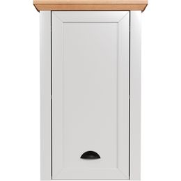 Hängeschrank Home Affaire, B:46cm H:73cm T:24cm, grau, FSC-zertifizierter Holzwerkstoff, Badezimmer, Schränke, Badschrank mit Muschelgriff im