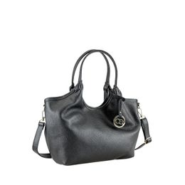 Damen Schultertasche "Madmoi", Collezione Alessandro, schwarz, Leder, Taschen, Made in Italy, aus weichem Leder
