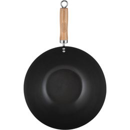 Typhoon Wok "Typhoon", Ø 31cm + Höhe 13cm, schwarz, Pfannen, hochwertige Antihaftbeschichtung, Induktion
