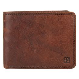 Bodenschatz Damen Geldb&ouml;rse, braun, Leder, gepflegt, Kleinlederwaren, echt Leder
