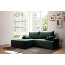 Ecksofa, B:240cm H:92cm T:177cm, braun, exxpo - SOFA FASHION, Wohnzimmer, Sofas, "Orinoko, aktuelles Design und hoher Sitzkomfort, L-Form", inkl.