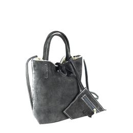 Damen Umhängetasche "Mini Bag", Collezione Alessandro, schwarz, Leder, Taschen, aus weichem Wildleder