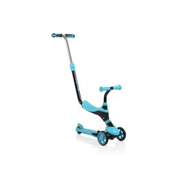 Byox Kinderroller Tristar 3 in 1 Roller Rutscher Schiebestange PU R&auml;der ABEC-5 blau
