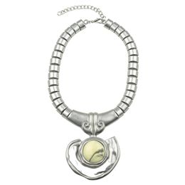 Damen Kette mit Anh&auml;nger "Inka", silber, Basic, Collezione Alessandro, Metall, Halsketten, in antiker Optik