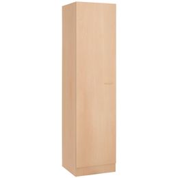 Mehrzweckschrank KOCHSTATION, B:50cm H:200cm T:50cm, braun, Holzwerkstoff, Küche, Schränke, "KS-Elster", Breite 50 cm