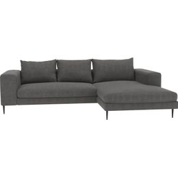 Ecksofa Inosign, B:324cm H:83cm T:170cm, grau, 92% Polyester 8% Nylon, Wohnzimmer, Sofas, "Aurora, L-Form, mit extra breiter Recamiere, 324 x 170 cm