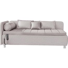 Schlafsofa Alina, B:207cm H:80cm T:102,5cm, grau, Struktur TMD (100% Polyester), Kinderzimmer, Sofas, "Kiana", Liegefläche 90/200 cm oder 100/200 cm,