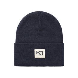 KARI TRAA Damen Beanie "Rothe", blau, unifarben, 60% Polyacryl, 30% Polyester, 10% Polyester, Mützen, in klassischem Design