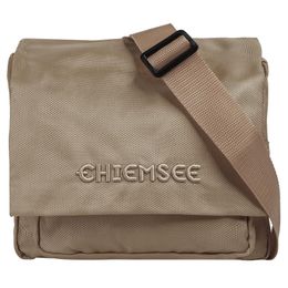 Chiemsee Damen Umhängetasche, beige, Kunstfaser, leicht glänzend, unifarben, Taschen