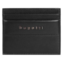 Bugatti Damen Brieftasche "NOME", schwarz, Leder, leicht glänzend, unifarben, Kleinlederwaren, echt Leder