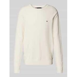 Tommy Hilfiger Strickpullover mit Logo-Stitching