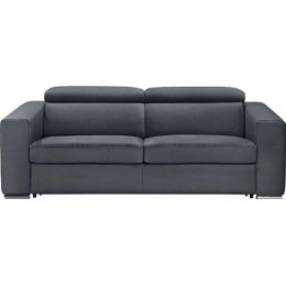 Schlafsofa Egoitaliano, B:226cm H:97cm T:103cm, grau, Wohnzimmer, Sofas, "Cabiria, Design und super Sitz- und Liegekomfort", Sofa inkl.