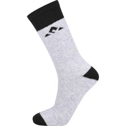 WHISTLER Herren Socken "Waverlou", Gr. 35, grau, 58% Polyester, 36% Kunstfaser, 5% Wolle, 1% Elasthan, mehrfarbig, Socken, mit atmungsaktiver Funktion