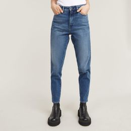 G-Star Raw Janeh Ultra High Mom Ankle Jeans - Mittelblau - Damen