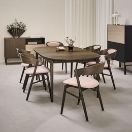 Esstisch, B:184cm H:72cm T:106cm, braun, HAMMEL FURNITURE, Wohnzimmer, Tische, "Findahl by Hammel Miro Designtisch", 184x106 cm, aus massivem