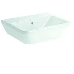 Vitra Integra Waschtisch 7049L003-0012 55 x 45 cm, weiß, mit Überlauf/ohne Hahnloch