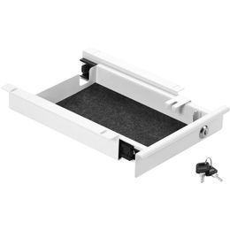 SO-TECH® So-tech - cavo Schreibtisch Unterbauschublade abschließbar Breite: 220 mm weiß