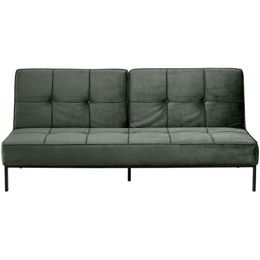 ebuy24 Peyton Schlafsofa tannengrün, Metall schwarz.