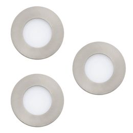 Eglo connect Fueva-C LED-Einbauspot 8,6cm, 3er Set