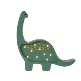 Little Lights Nachtlicht Kinder, Nachtlampe Mini-Dinosaurier - 100% Kiefernholz natur