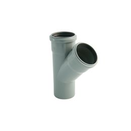 Marley HTEA-Einfach-Abzweig grau 45° DN 90/90
