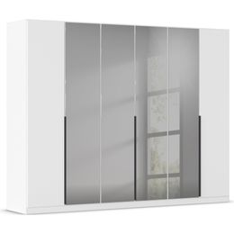 Drehtürenschrank Inosign "Ferris Schrank Breite 2,10m BESTSELLER Schlafzimmerschrank" Schränke Gr. B/H/T: 271 cm x 210 cm x 54 cm, PREMIUM, weiß (alpinweiß) Kleiderschrank mit Spiegel in den Ausführungen BASICCLASSICPREMIUM