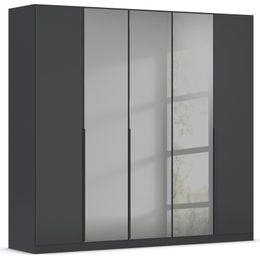 Drehtürenschrank Inosign "Ferris Schrank Breite 2,10m BESTSELLER Schlafzimmerschrank" Schränke Gr. B/H/T: 226cm x 210cm x 54cm, CLASSIC, grau (graumetallic) Kleiderschrank mit Spiegel in den Ausführungen BASICCLASSICPREMIUM