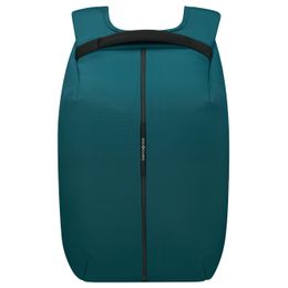 Laptoprucksack Samsonite "SECURIPAK 2.0 Backpack 15.6" Gr. B/H/T: 33cm x 44,5cm x 18cm, blau (petrol) Rucksäcke Rucksack Freizeitrucksack Cityrucksack Backpack Schulrucksack