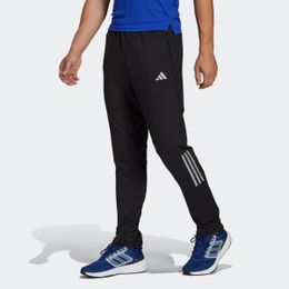 Laufhose adidas Performance "OWN THE RUN ASTRO KNIT HOSE", Herren, Gr. XL, N-Gr, schwarz, Obermaterial: 89% Polyester, 11% Elasthan, clean, sportlich, Hosen