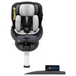 Autokindersitz Petex "King, mit Isofix, grau" grau Baby Kindersitze ISOFIX-Befestigung & Stützfuß oder mit 3-Punkt-Gurt des Fahrzeugs