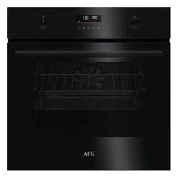 A+ (A+++ bis D) AEG Einbaubackofen "BPE53516AB" Backöfen Heißluftsystem, Pizza- und Grillstufe schwarz