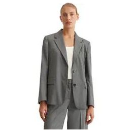 Marc O'Polo Longblazer MARC O'POLO "aus Wolle-Mix" Gr. 38, grau Damen Blazer