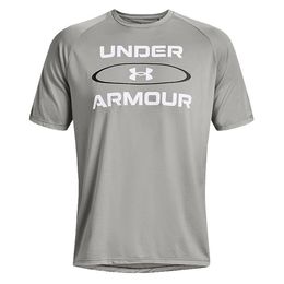 Under Armour UA Tech 2.0 Wordmark Graphic Short Sleeve T-Shirt (Sale) grau, Gr&ouml;&szlig;e XS