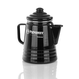 Petromax Perkolator Perkomax Emaille Kaffeekanne schwarz