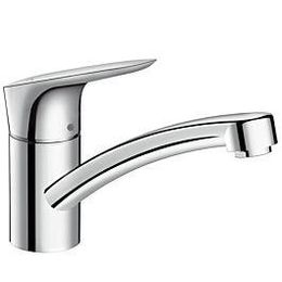 Hansgrohe Logis 120 Küchenarmatur 71837000 chrom, schwenkbarer Auslauf 360°, Coolstart Eco