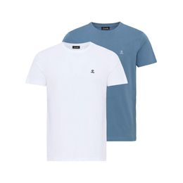 Cool Hill Shirt 'Jose' Herren Gr&ouml;&szlig;e S hellblau / schwarz / wei&szlig;