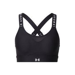 Under Armour Sport-BH 'Infinity High' Damen Gr&ouml;&szlig;e L schwarz / wei&szlig;